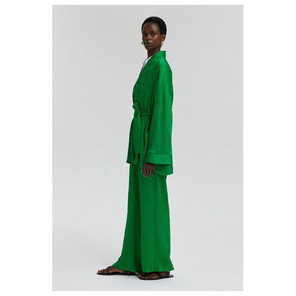 Elryan: KIMONO TROUSERS SET - Green / 40