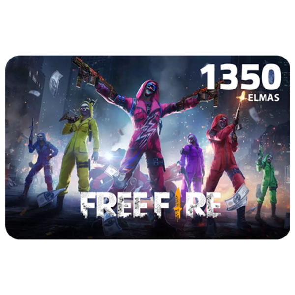 Elryan: Free Fire 1350 Elmas (EU+TR)