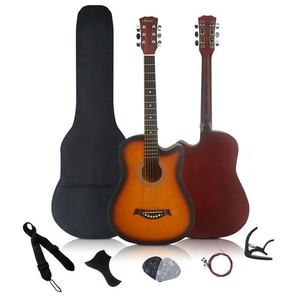 Elryan: Aiersi Acoustic Guitar Sg040c - Walnut Elryan: Aiersi Acoustic Guitar Sg040c - Walnut