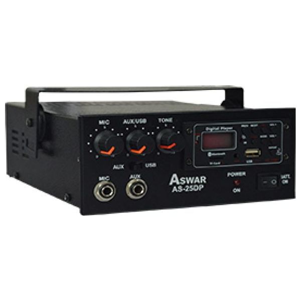 Elryan: Aswar PA-ASWARAS-25DP - Speaker amplifier - Black