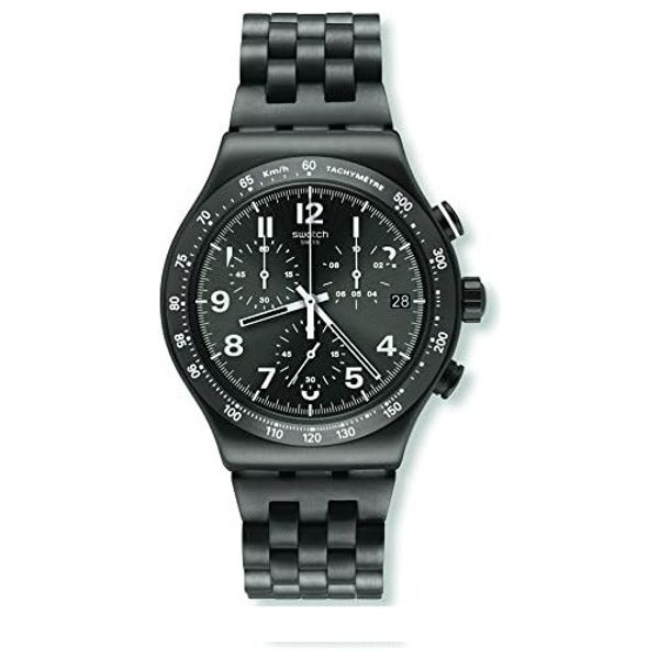 Elryan: Swatch Watch YVM402G For Unisex - Analog Display, Stainless ...