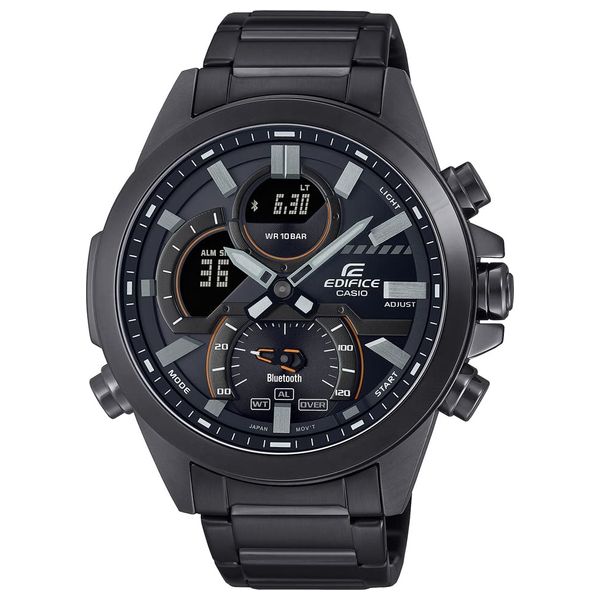 Elryan: Casio Watch ECB-30DC-1ADF For Men - Analog Display, Stainless ...