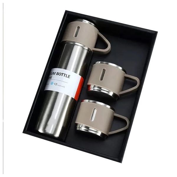 Elryan: Vacuum Flask 0.5L - SH-1003 - Beige Elryan: Vacuum Flask 0.5L - SH-1003 - Beige