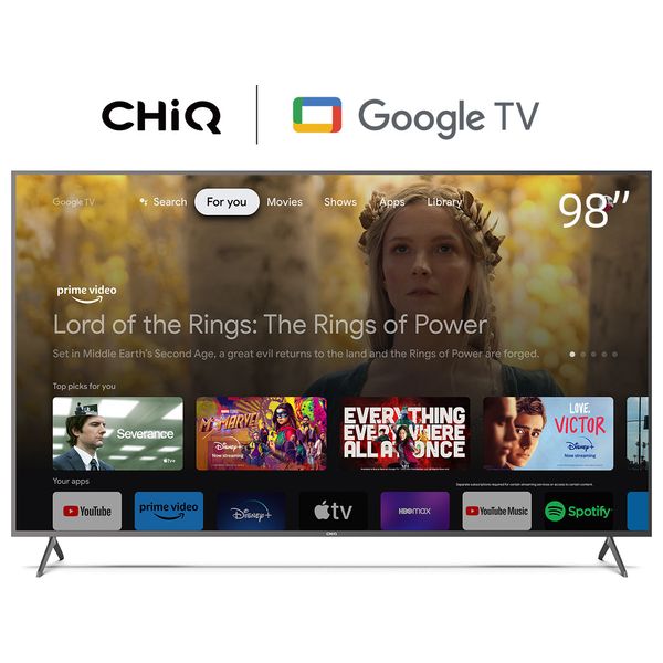 الريان: شاشة شيك 98-انج فئة 8TG - سمارت - 120 هيرتز - LED- 4K