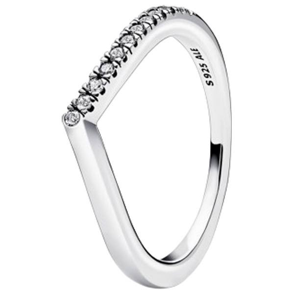 Elryan: Pandora Pointed Shape Women Ring - Silver