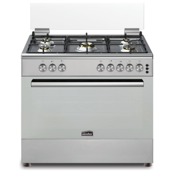 Elryan: Simfer F9502SGWP-HF - 5 Burners - Gas Cooker - Silver