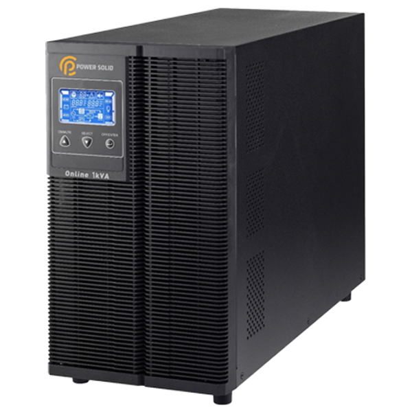 Elryan: POWER SOLID UPS - POU1K2B9A - 1 KVA - Black