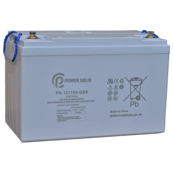 Elryan: POWER SOLID UPS Battery - PS-121100-GSS - 12V-110A - White
