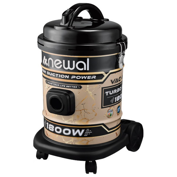 Elryan: Newal VAC-5000-04 - 1800 W - Drum Vacuum Cleaner - Beige