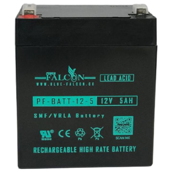 Elryan: Power Falcon PF-BATT - UPS Battery - 12V-5AH - Black