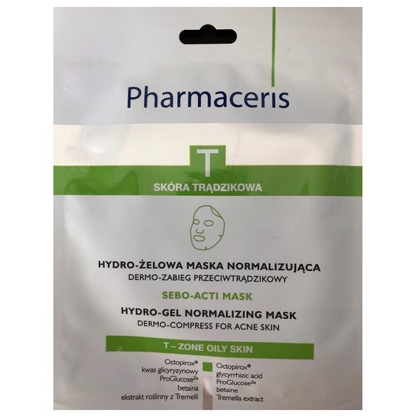 Elryan: Sebo Acti Mask Hydro Gel Normalizing Mask - Pharmaceris