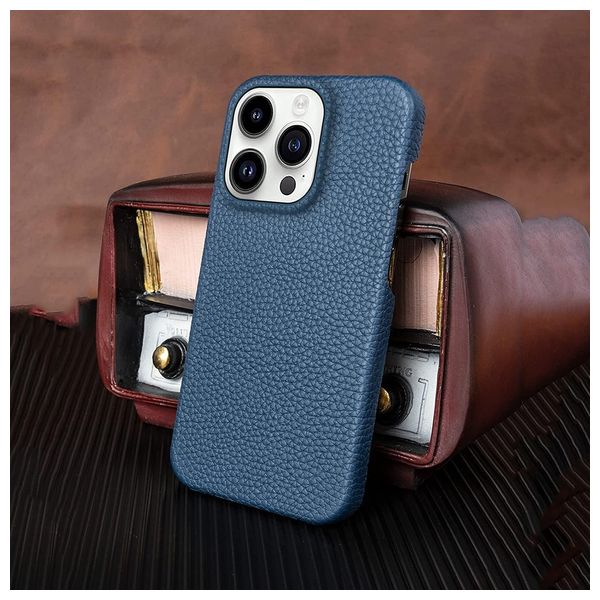 Elryan: Fashion Case Mobile Cover For iPhone 16 Pro - Blue