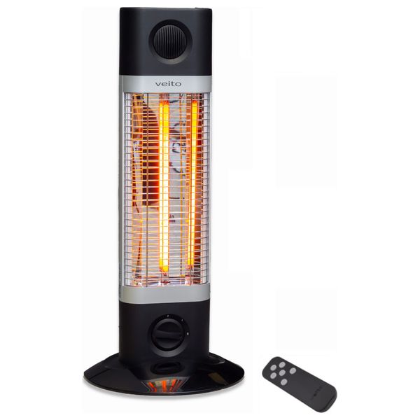 Elryan: Veito CH1200LTT - Radiant Heater - Black