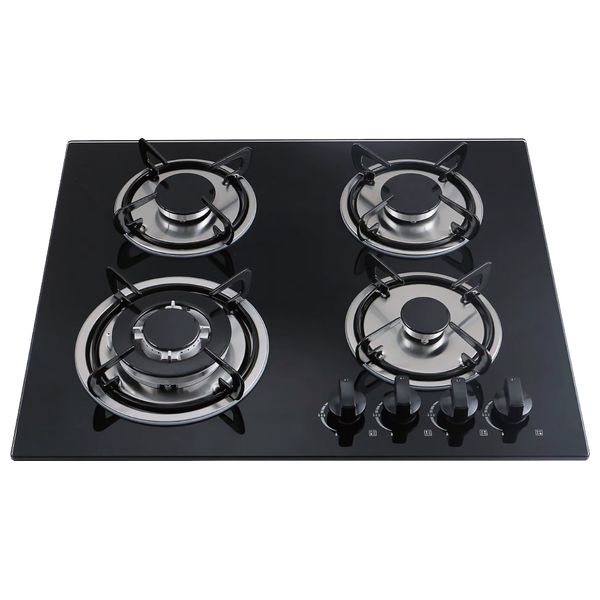 Elryan: Hyundai HBM-04GB - 4 Burners - Built-In Cookers - Black