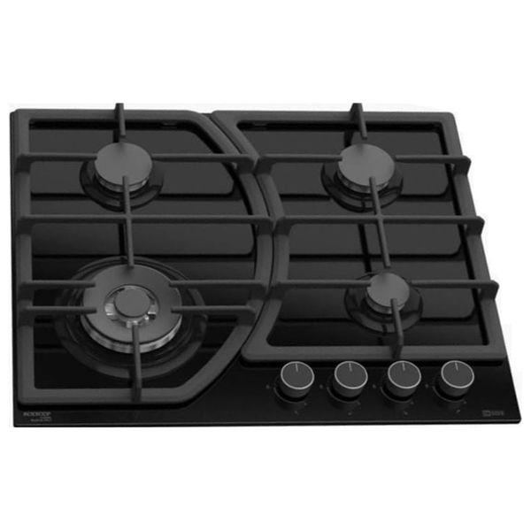 Elryan: Inside BF025 - 4 Burners - Built-In Gas Cooker - Black