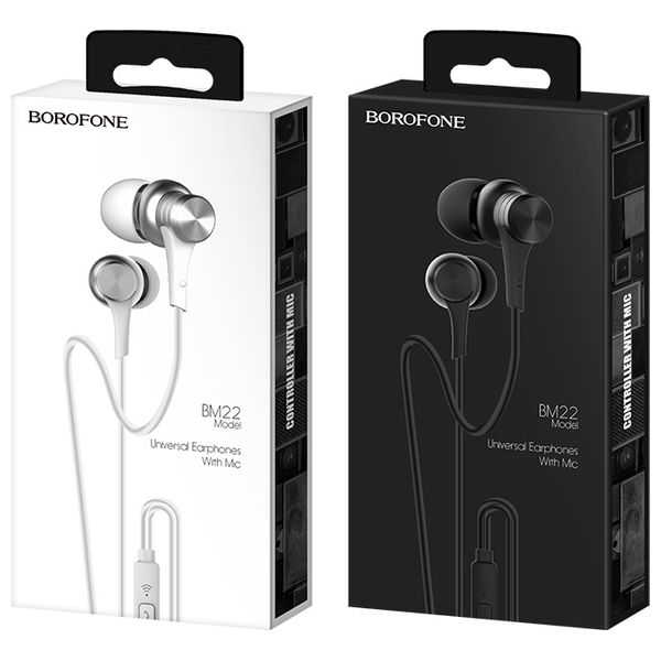 Elryan: BOROFONE BM22 - Headphone In Ear - White