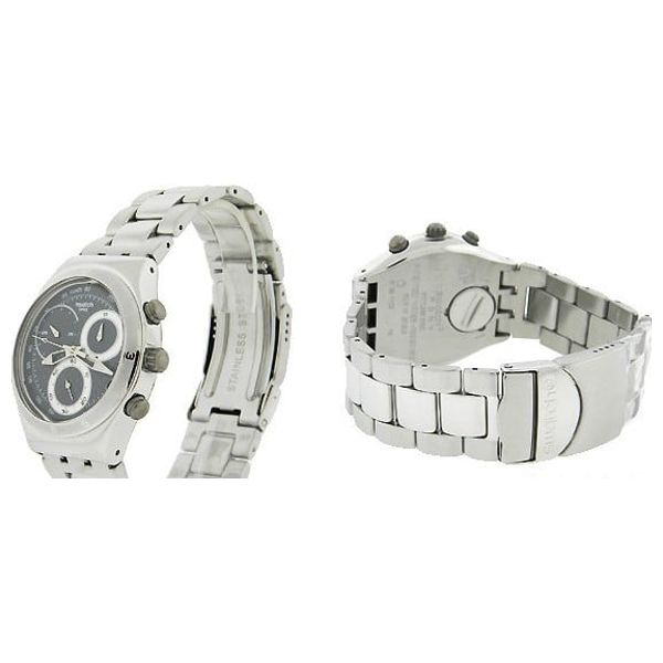 Elryan: Swatch Watch YCS546G For Men - Analog Display, Stainless Steel ...