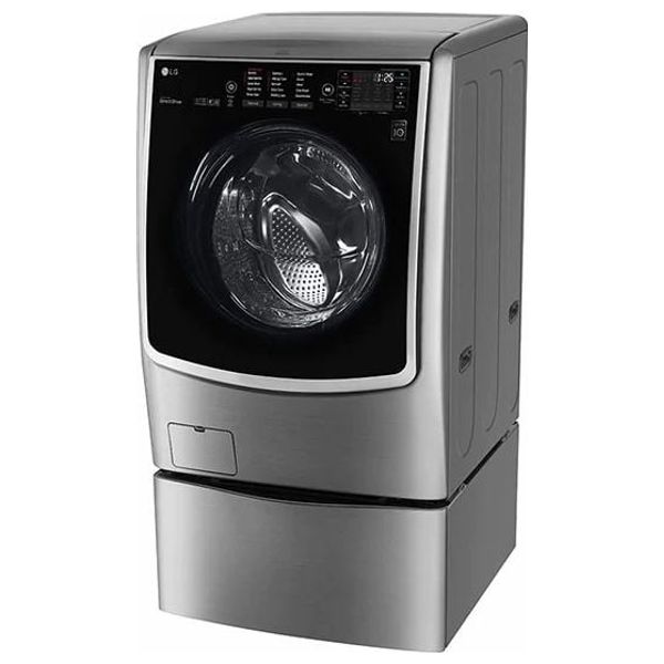 Elryan: LG WDC9H067HTS - 21Kg+12Kg - 1000RPM - Two Front Loading Washing Machine - Silver
