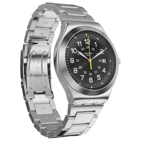 Elryan: Swatch Watch YWS439G For Men - Analog Display, Stainless Steel ...