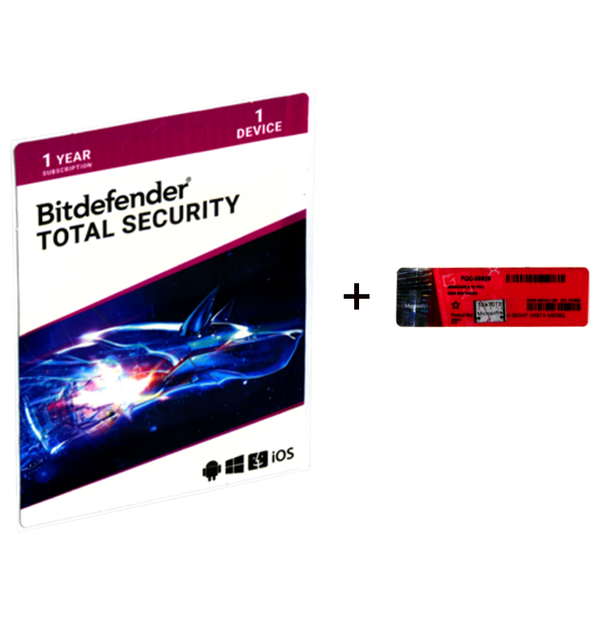 Bitdefender Total Security 2020 - Antivirus Software & Windows 10 Pro ...