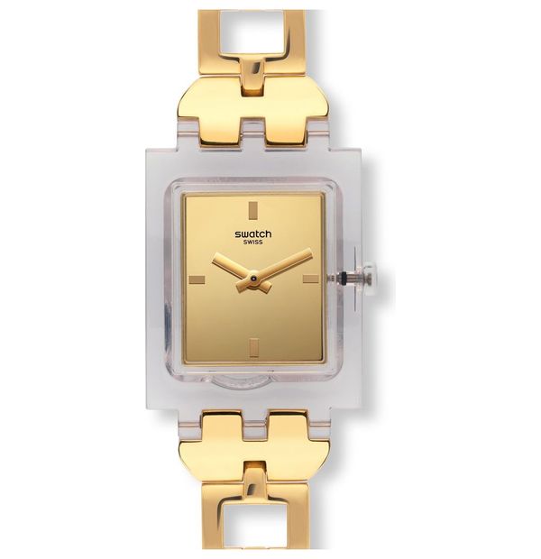 Swatch Watch SUBK159G For Women - Analog Display, Stainless Steel Band ...