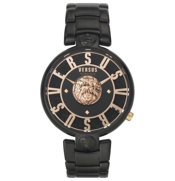 Versus Versace Watch VSPVS0620 For Women - Analog Display, Steel Band - Black