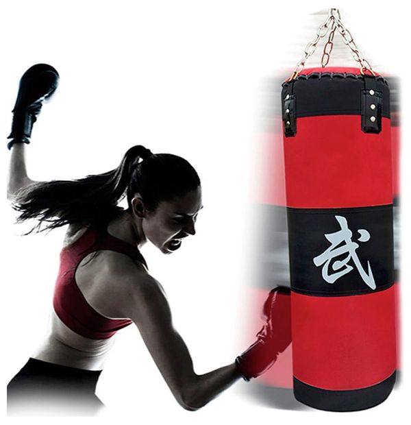 Wall Mount Boxing Bag, Red
