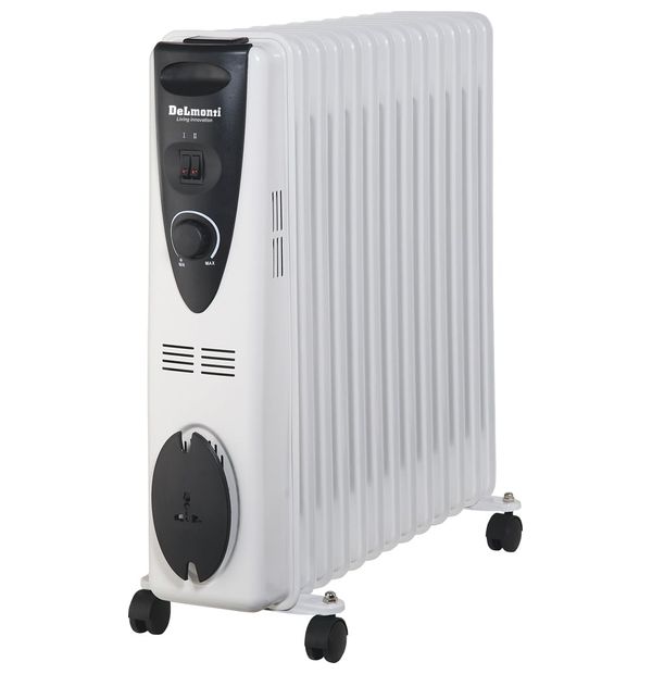 DeLmonti Heater - DL 240 - Oil-Filled Radiator - White