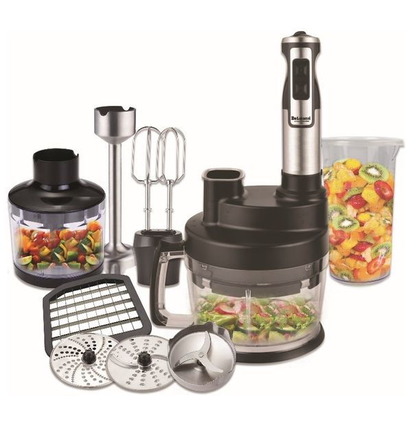 Delmonti DL395 - Food Processor - Black