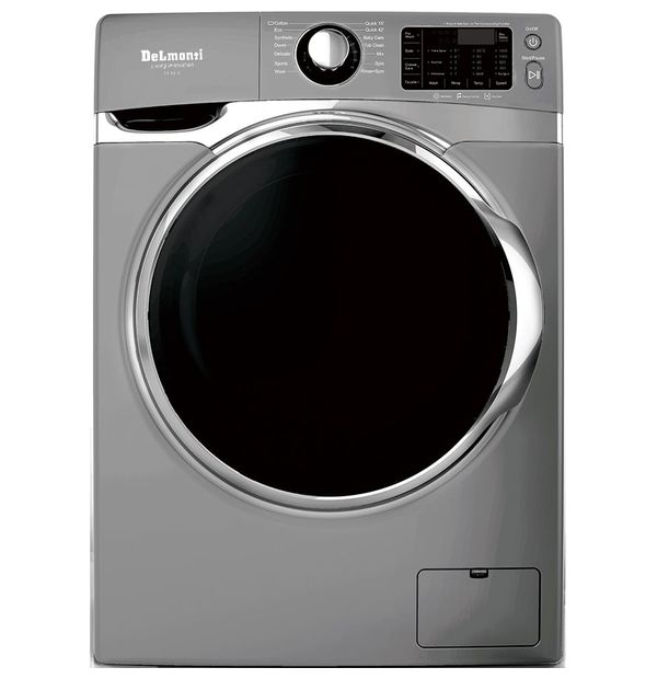 DeLmonti DL505-S - 9Kg - Front Loading Washing Machine - Silver