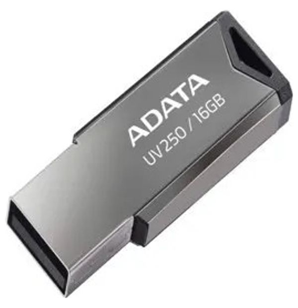 ADATA AUV250-16G-RBK - 16GB - USB Flash Drive - Silver