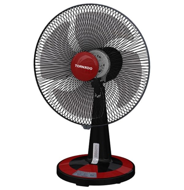 Tornado TDF16D - Table Fan - Black
